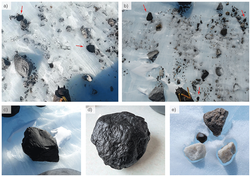 Initial survey of blue ice areas for the... | Open Research Europe